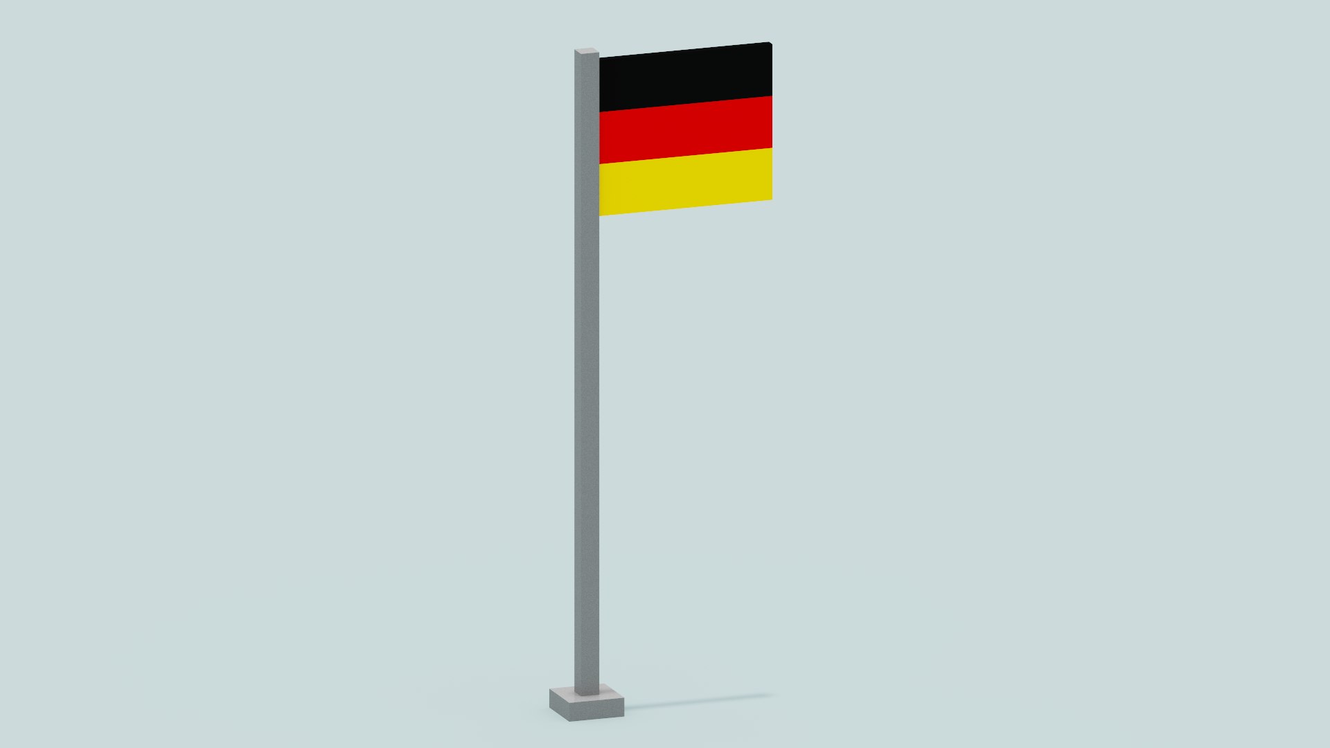 3D Model Germany Flag - TurboSquid 1873582