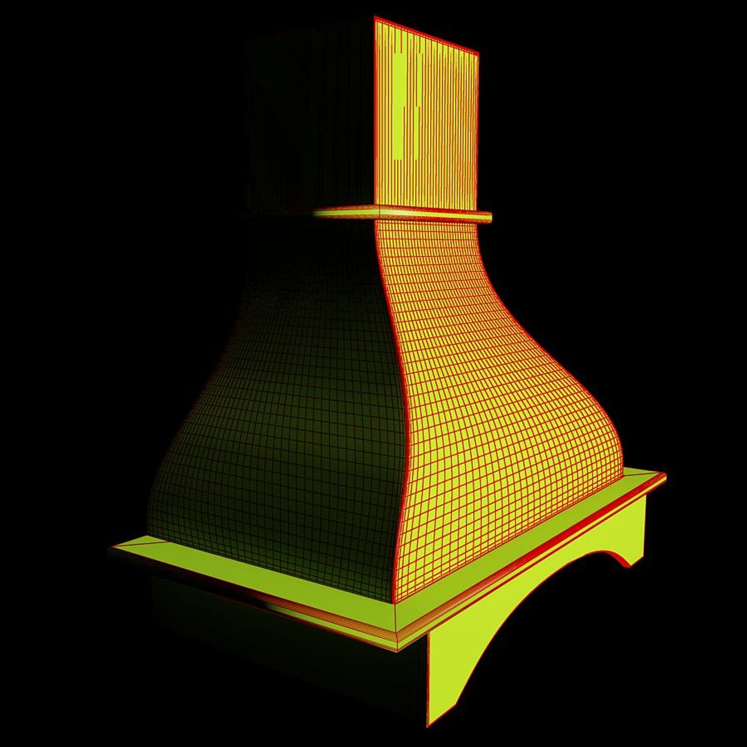 hood antique rustic 3d model