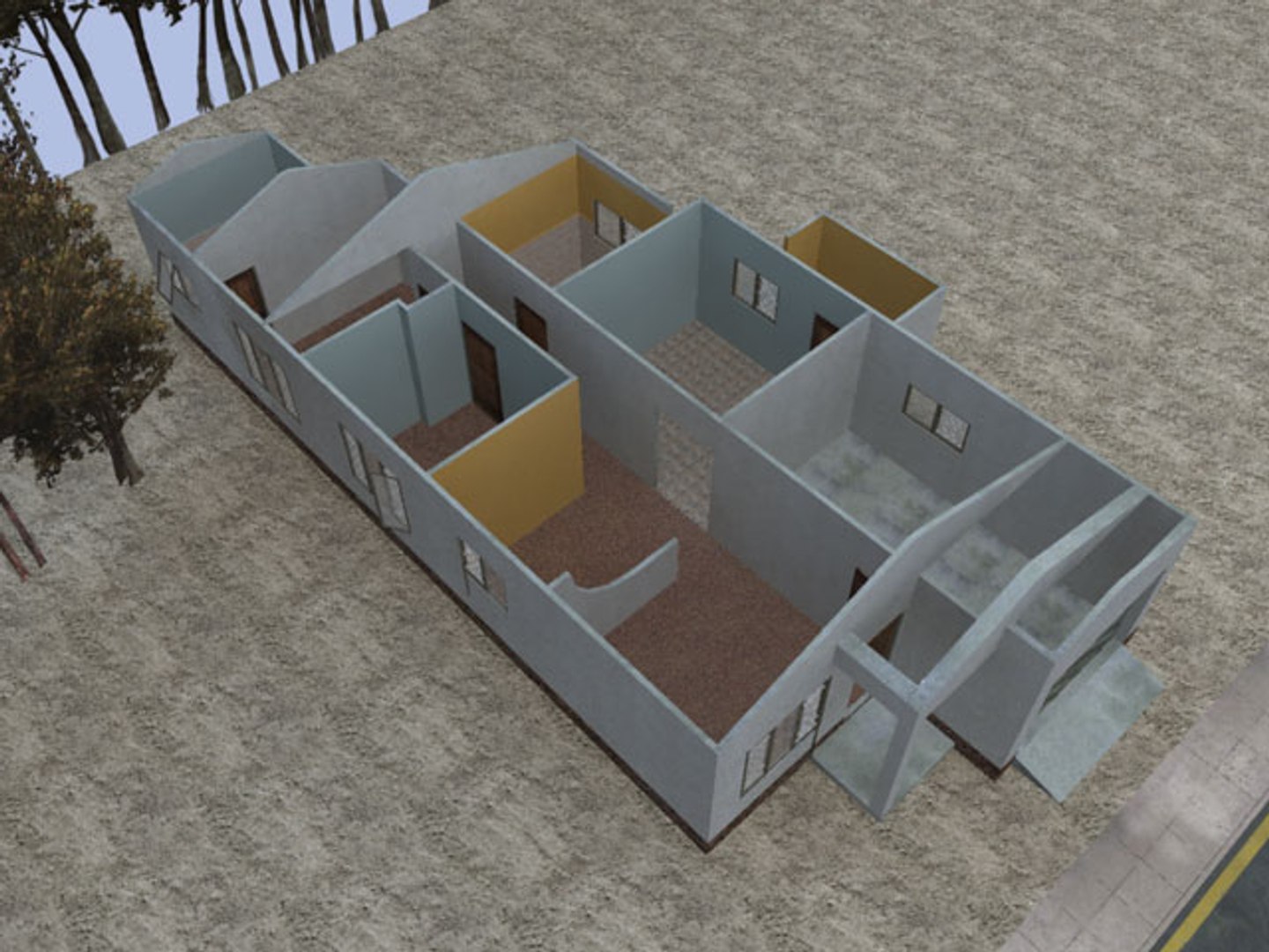 Free House 02 3d Model