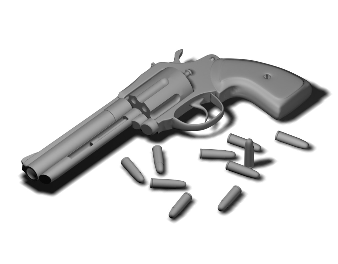 Revolver 3d Model