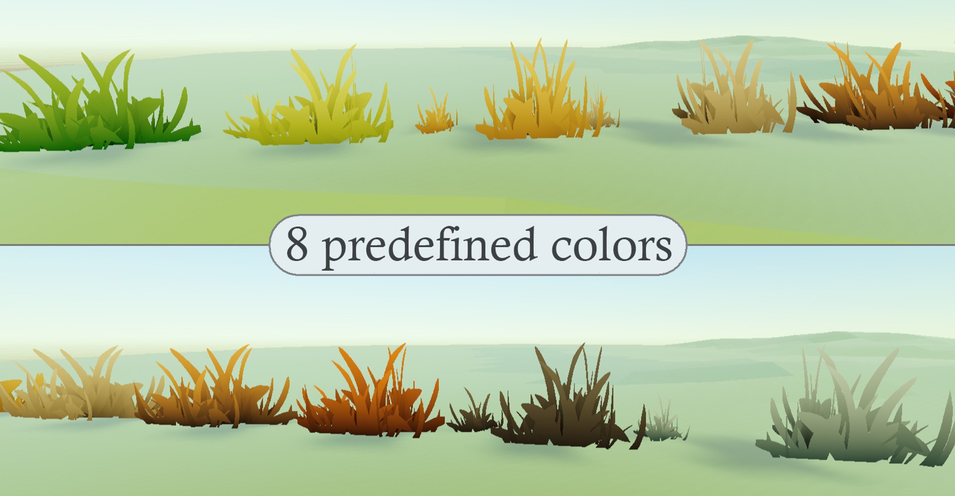 3D Model Stylized Grass Package - TurboSquid 1743341