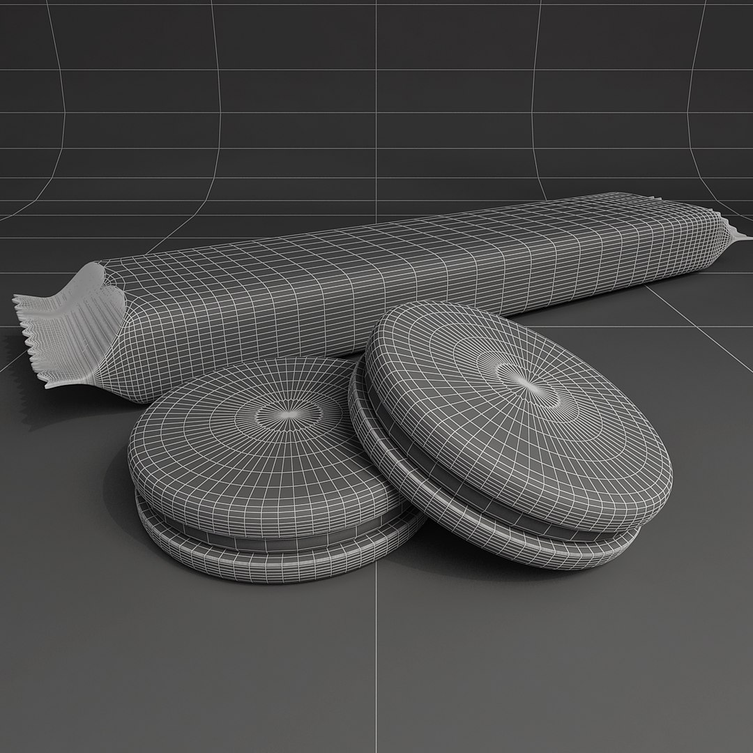 Chocolate Cookie 3d Model