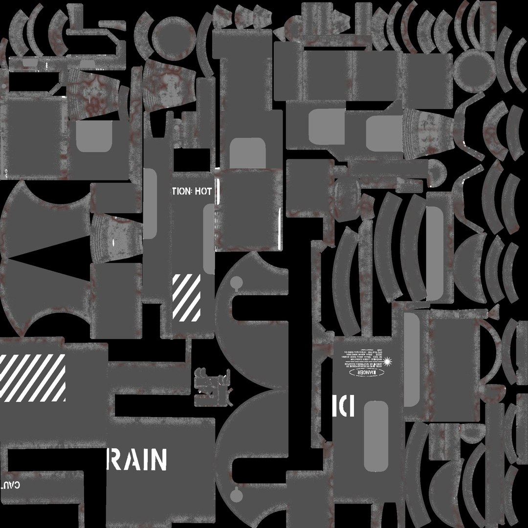 Multi Barrel Machine Gun Model Model - TurboSquid 2050769