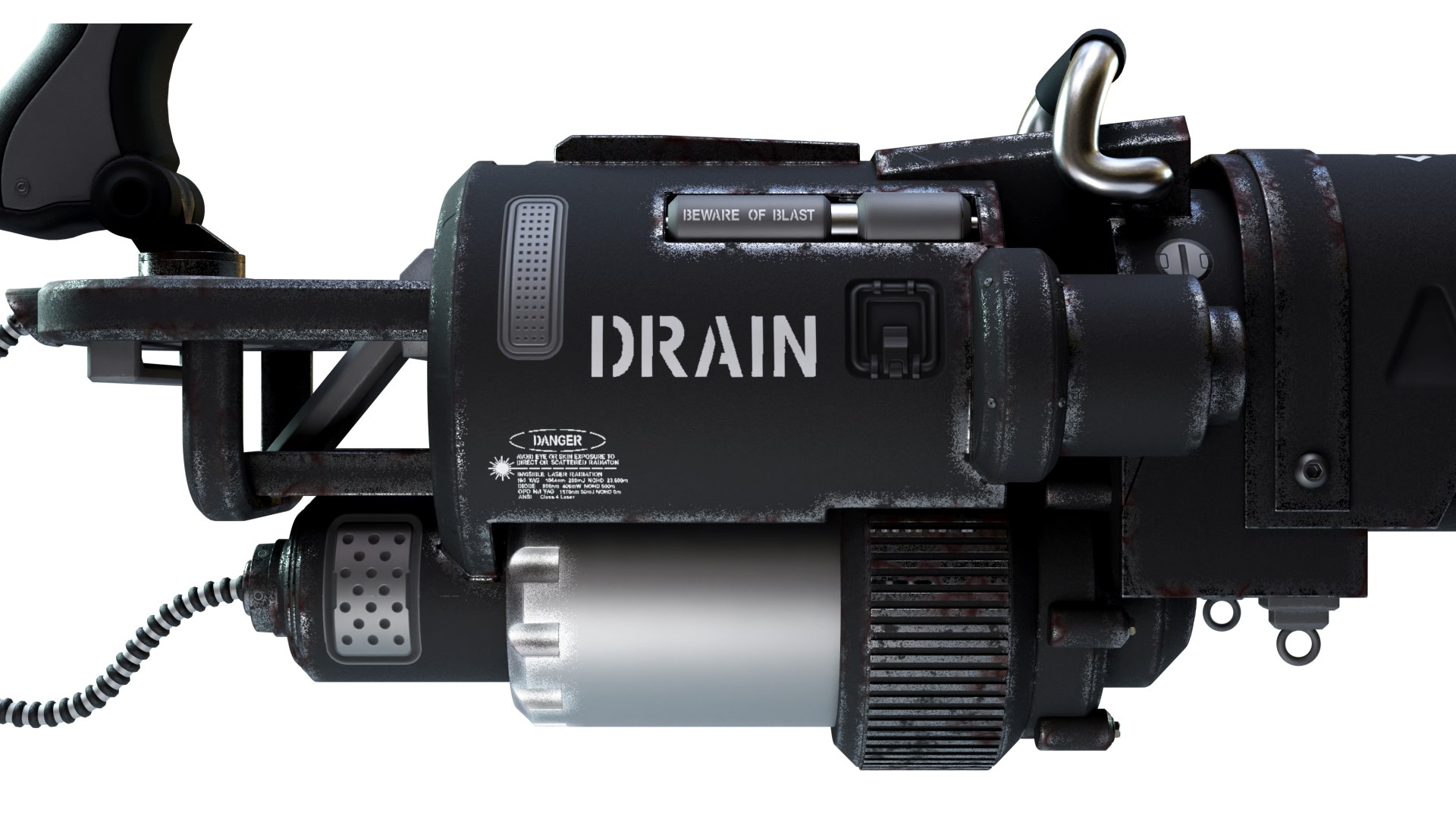 Multi Barrel Machine Gun Model Model - TurboSquid 2050769