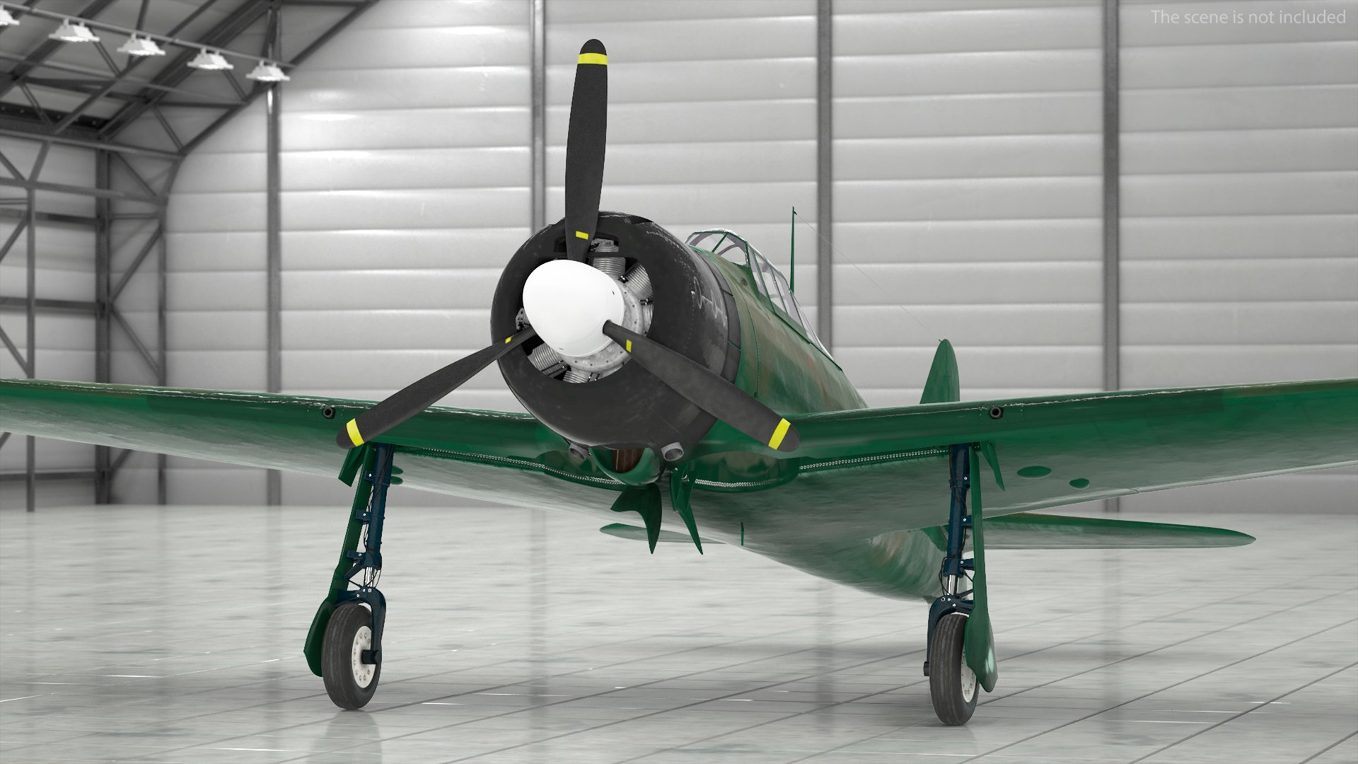 3D WWII Fighter Aircraft Rigged - TurboSquid 2292472