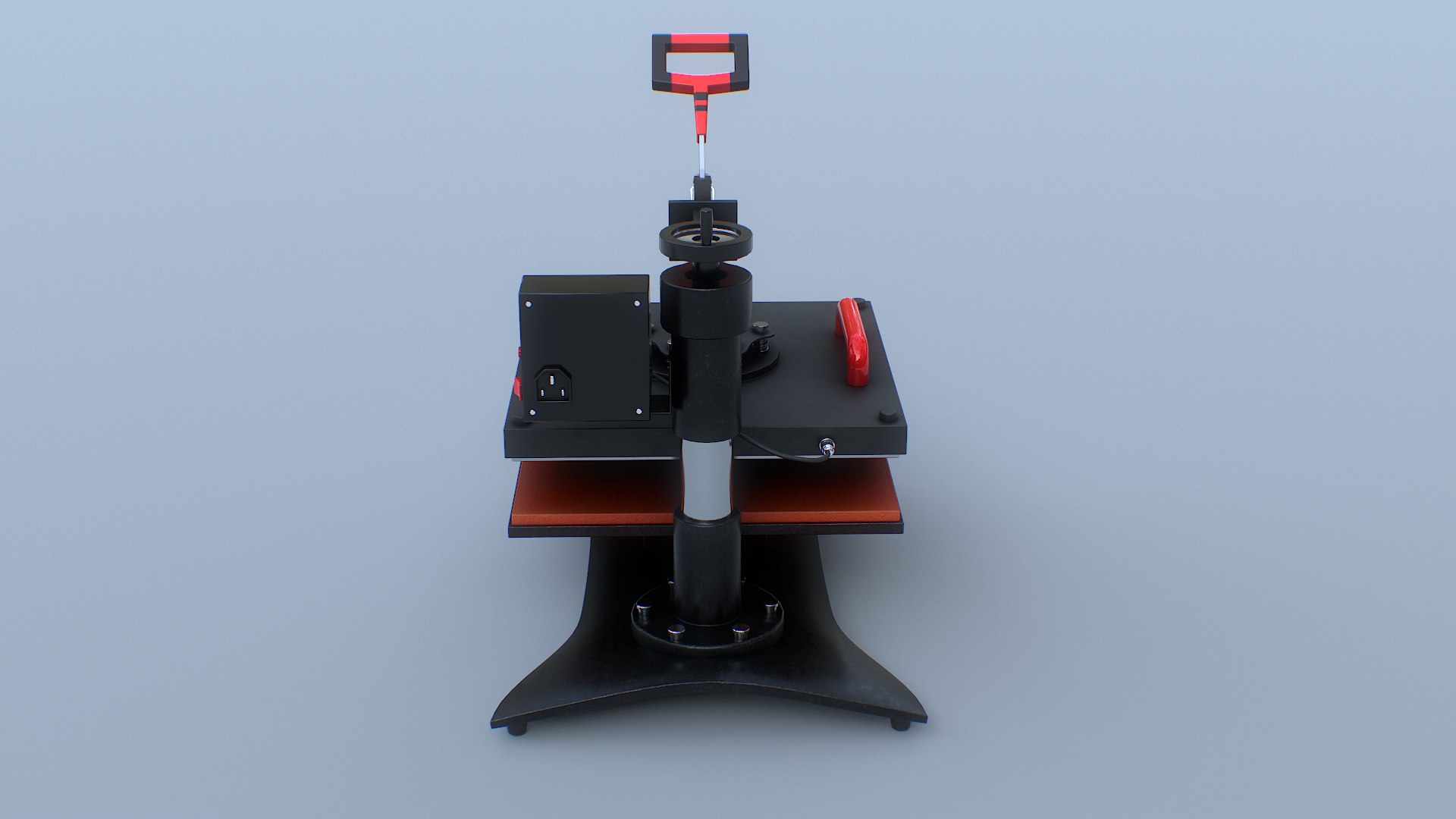 Heat Press Machine Rotatable 3D Model - TurboSquid 2185483