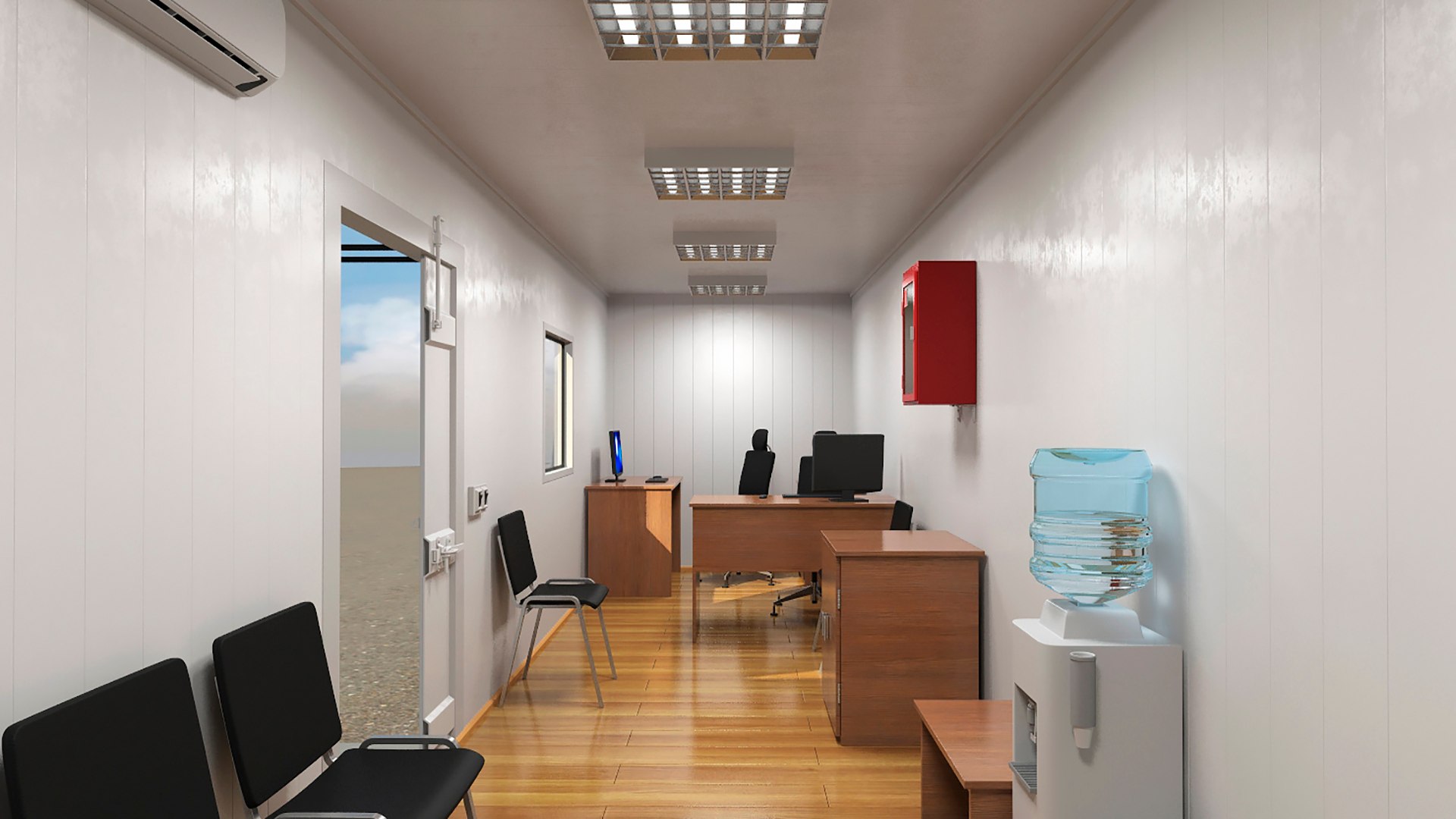 Mobile Offices 3D Model - TurboSquid 1302332