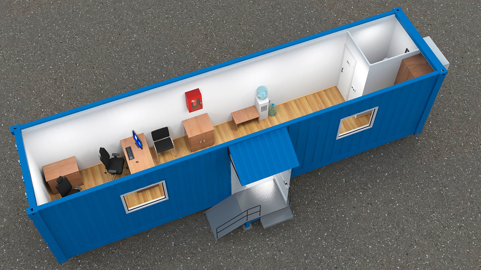 Mobile Offices 3D Model - TurboSquid 1302332