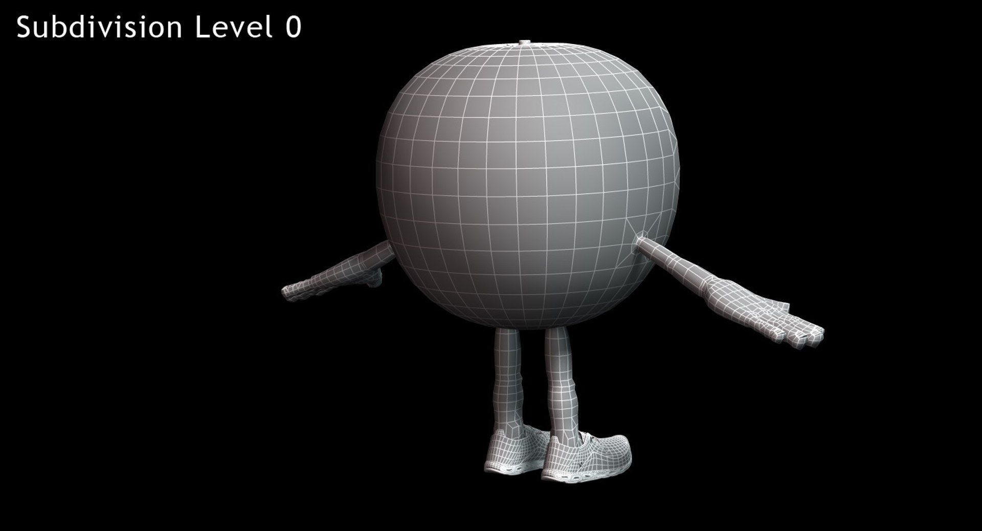 3D Orange Cartoon Character Fruit Model - TurboSquid 1294930