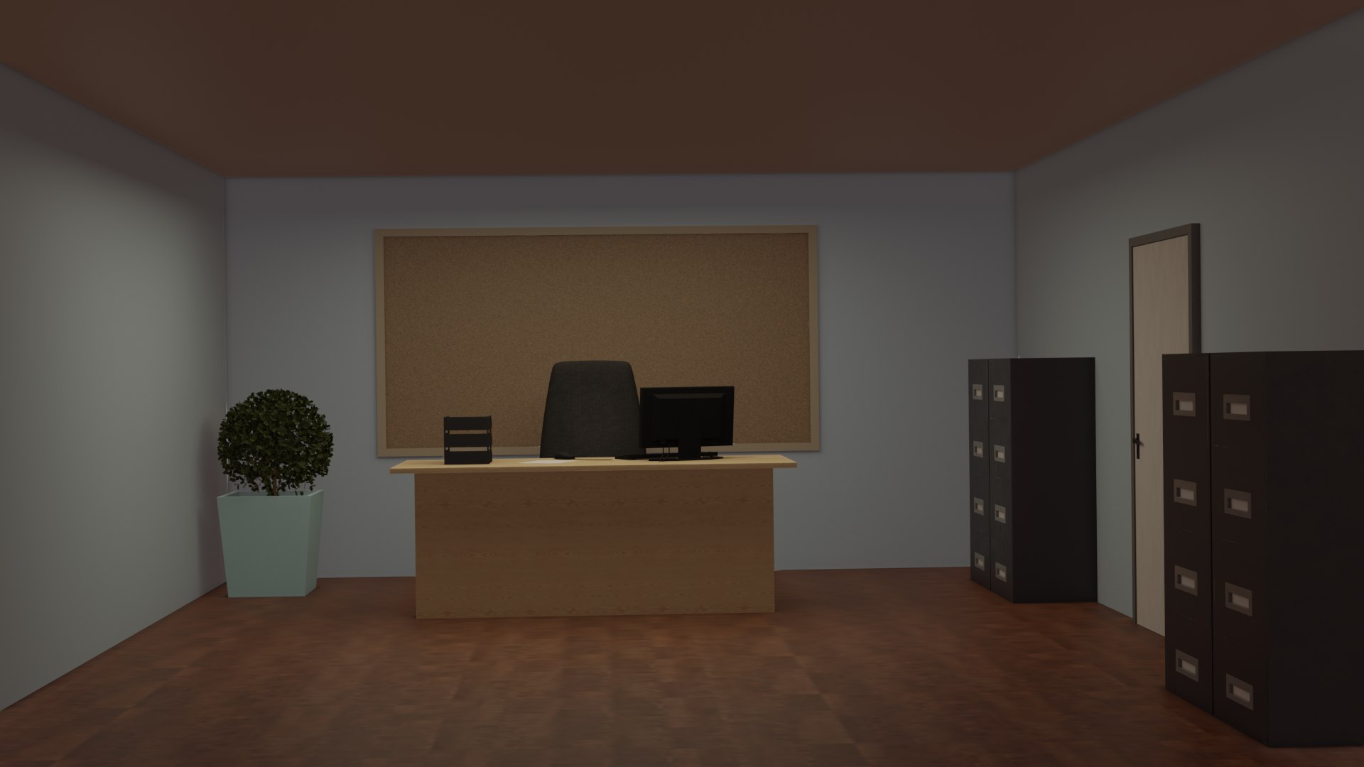 3D Simple Office - TurboSquid 1984904