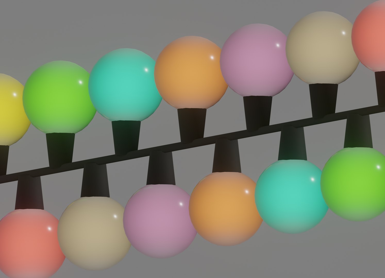 3D Christmas Lights Model - TurboSquid 2044739