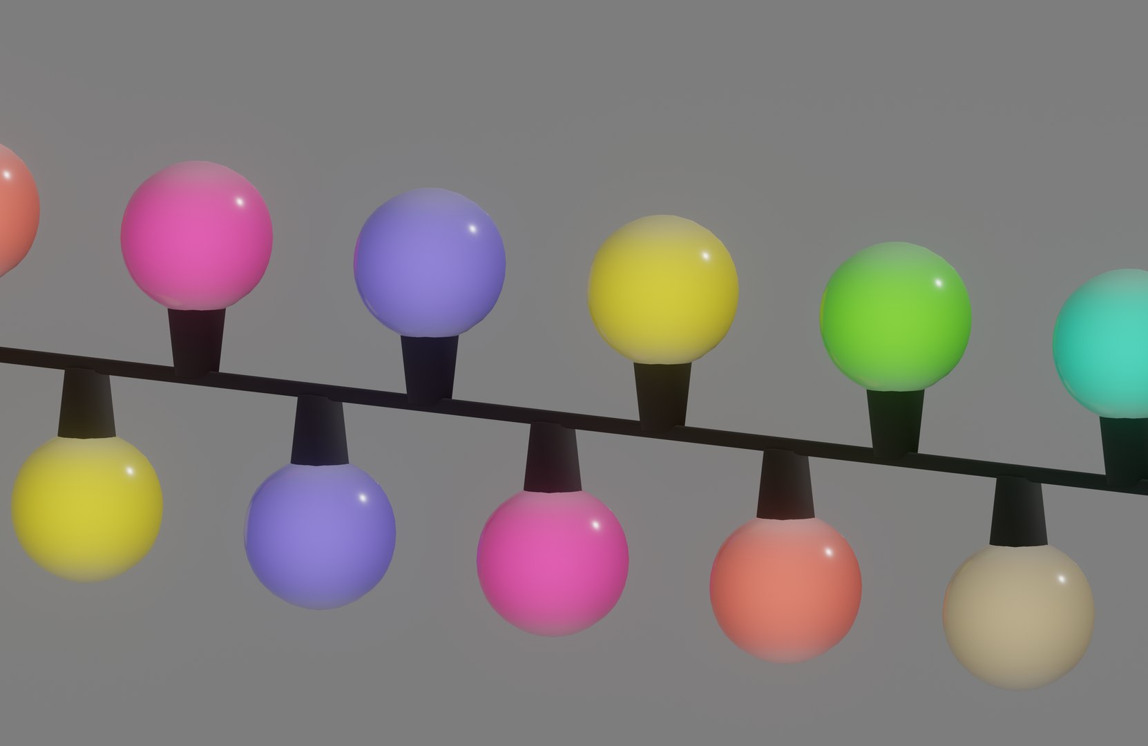 3D Christmas Lights Model - TurboSquid 2044739