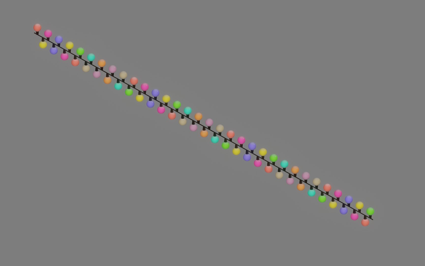 3D Christmas Lights Model - TurboSquid 2044739