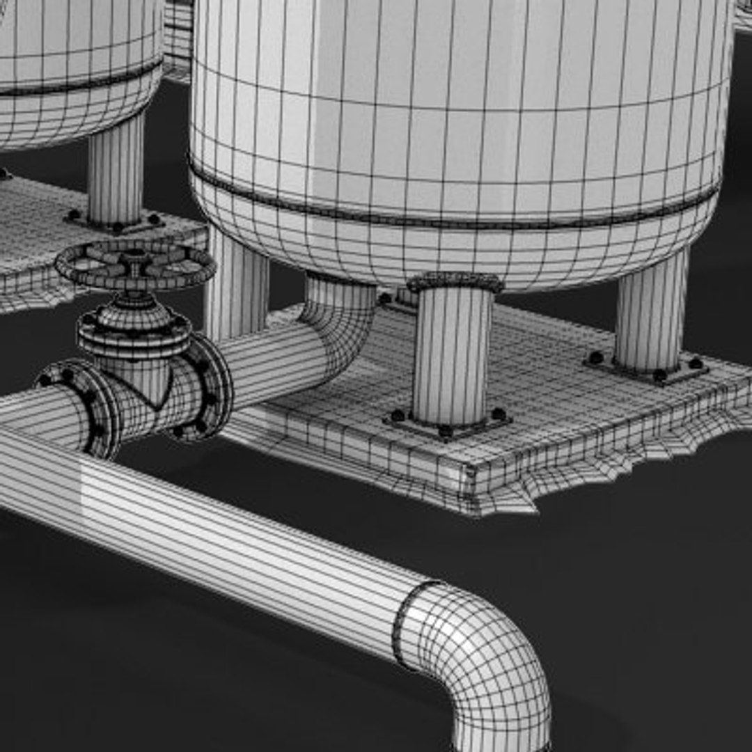 Pressure Tank 3D Model - TurboSquid 1525505