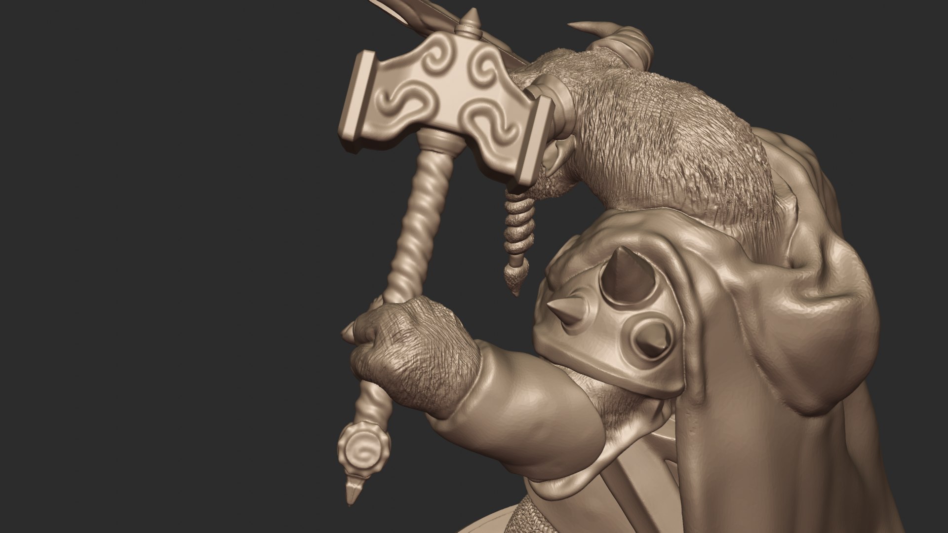 3D Bull Warrior 3D Model - TurboSquid 2206467