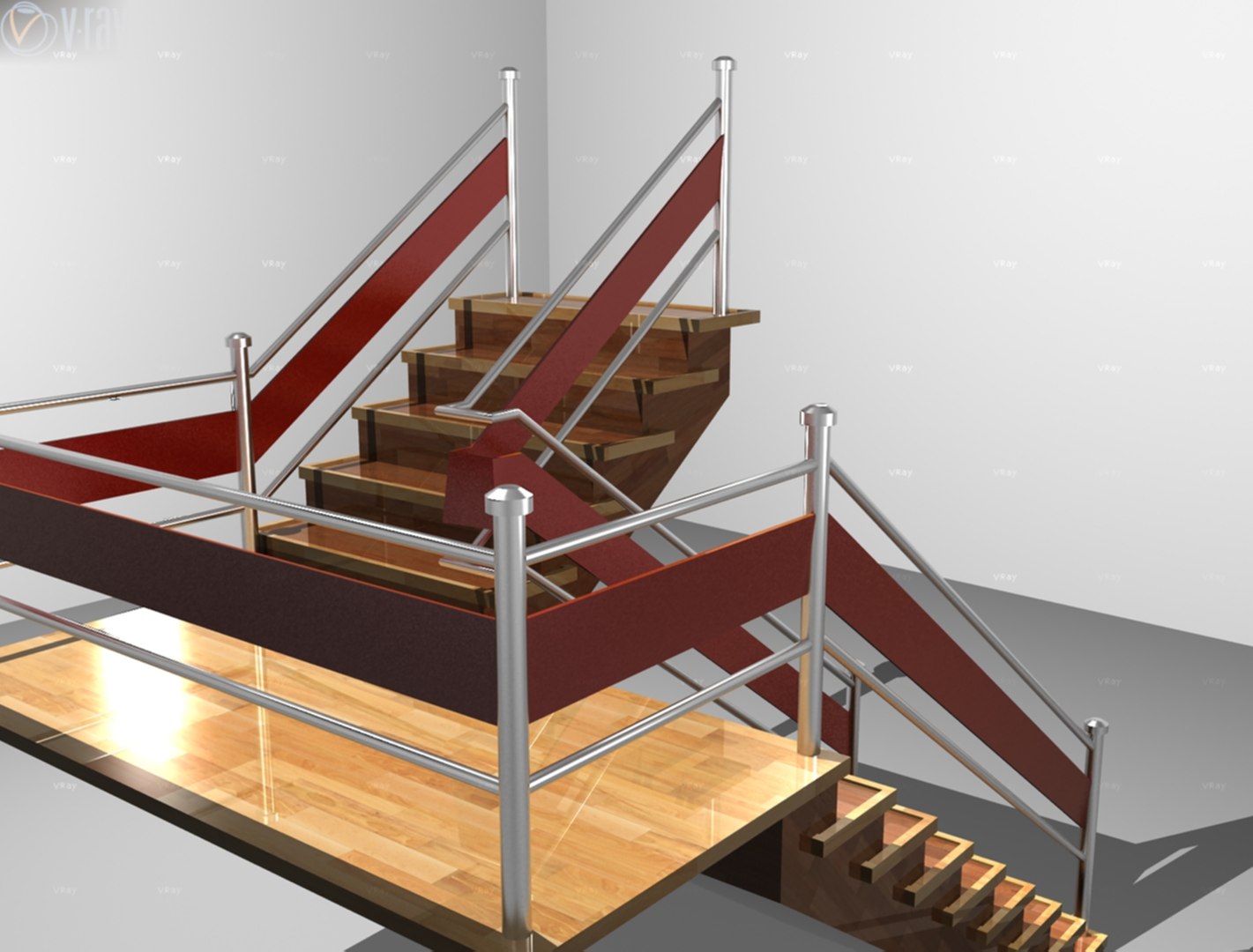3d Interior Stairs