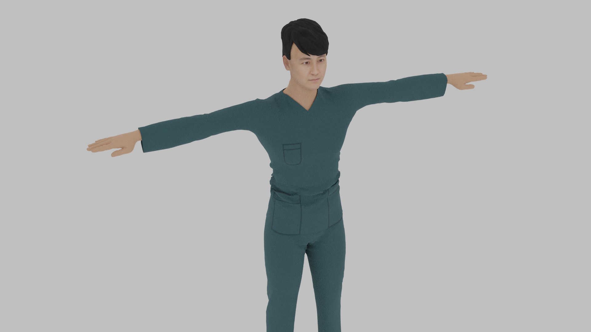 3D Model Male Nurse - TurboSquid 2021569