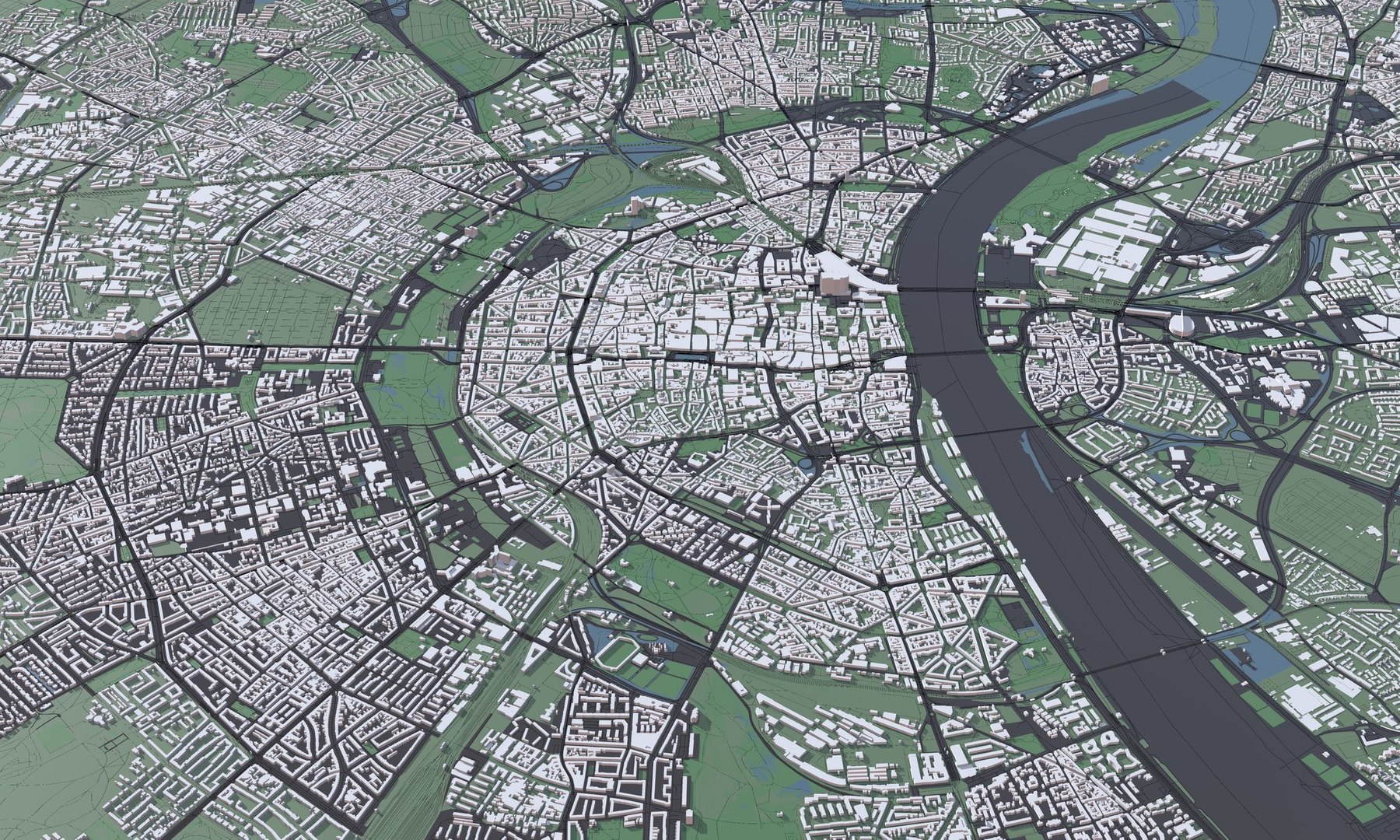 Cologne Germany - City And Mass Buildings 3D Model - TurboSquid 2084438