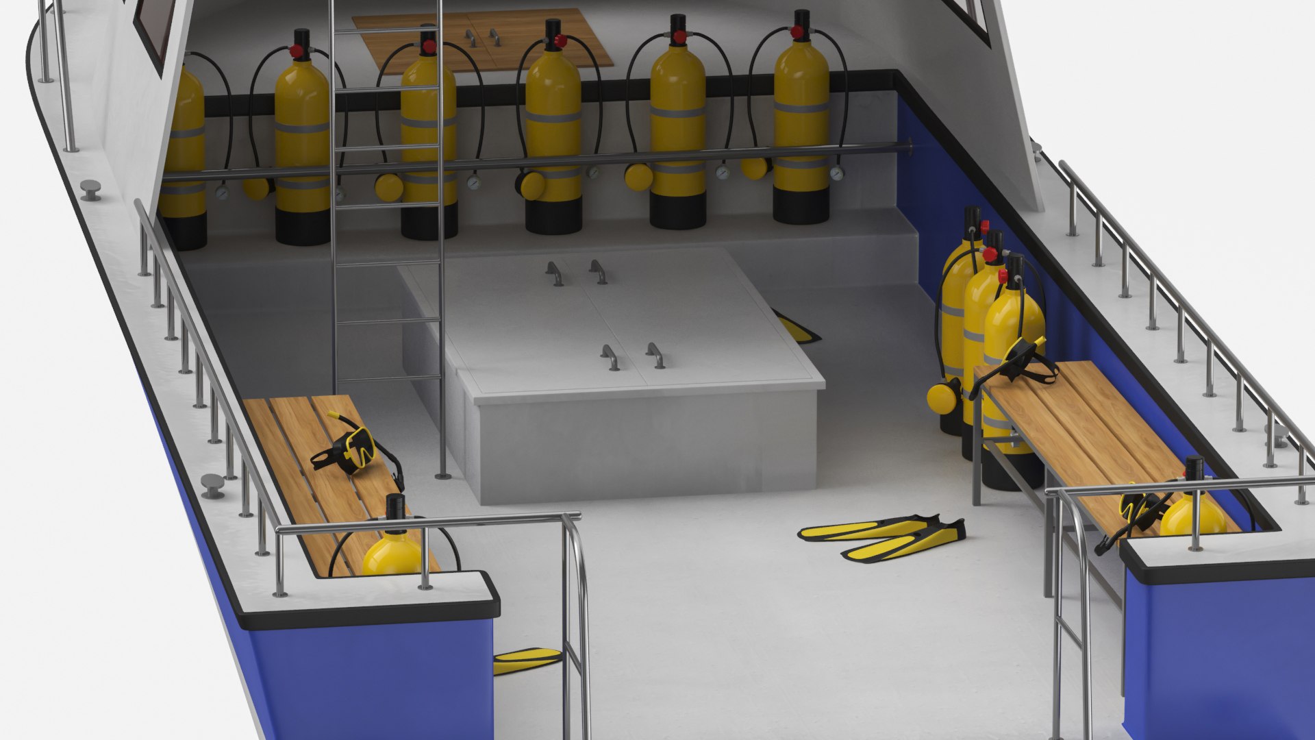 Dive Boat Model - TurboSquid 1943157