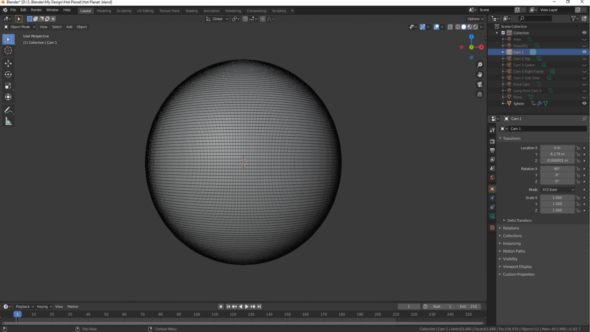 3D Planet Hot Global Warming Model - TurboSquid 1705929