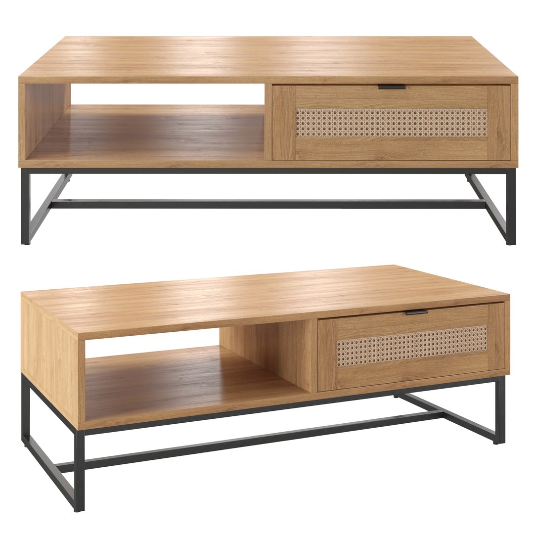 3D Scandinavian Style Coffee Table Model - TurboSquid 1826727