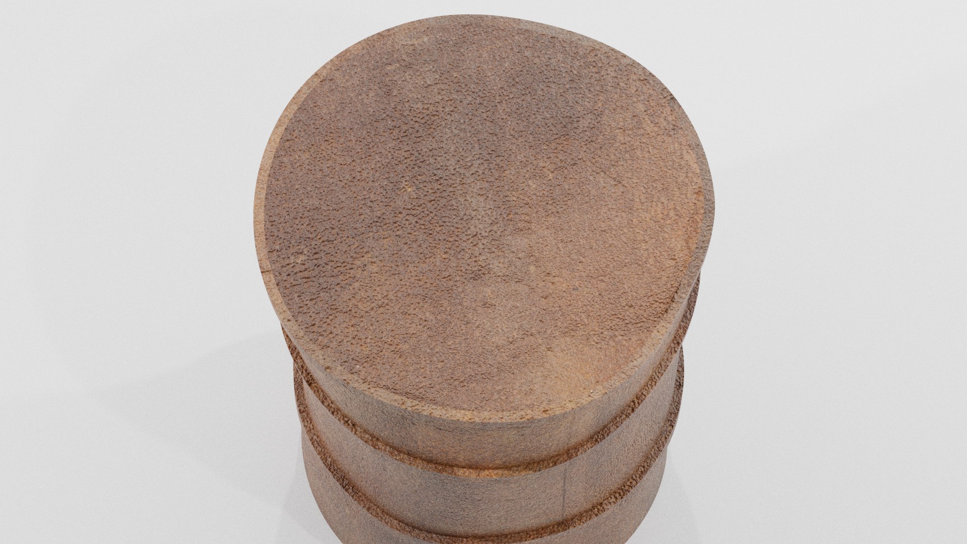 Free Rusty Metal Barrel Model - TurboSquid 1972971