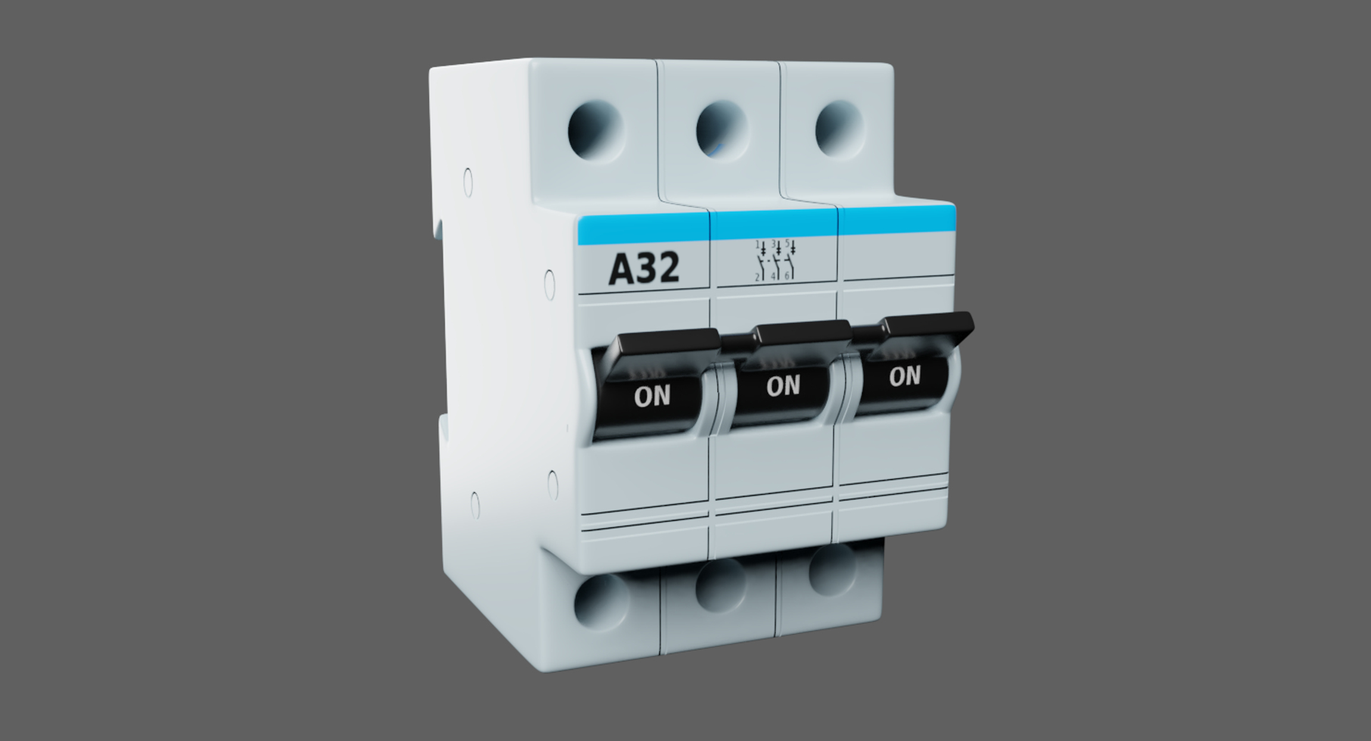 3D Electric Automatic Switch - TurboSquid 1319022