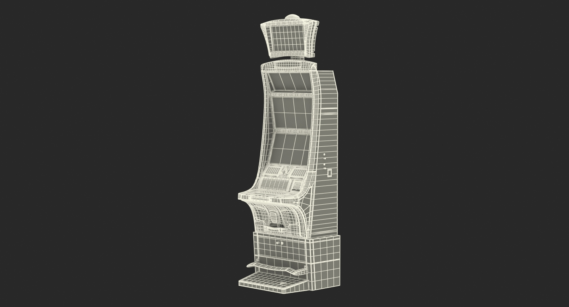 3D slot machine red model - TurboSquid 1278022