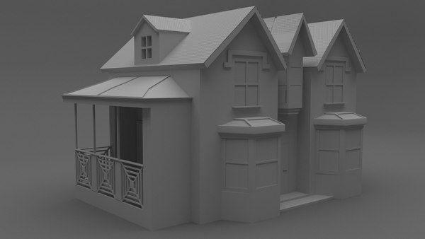 Historic house 3D model - TurboSquid 1634729