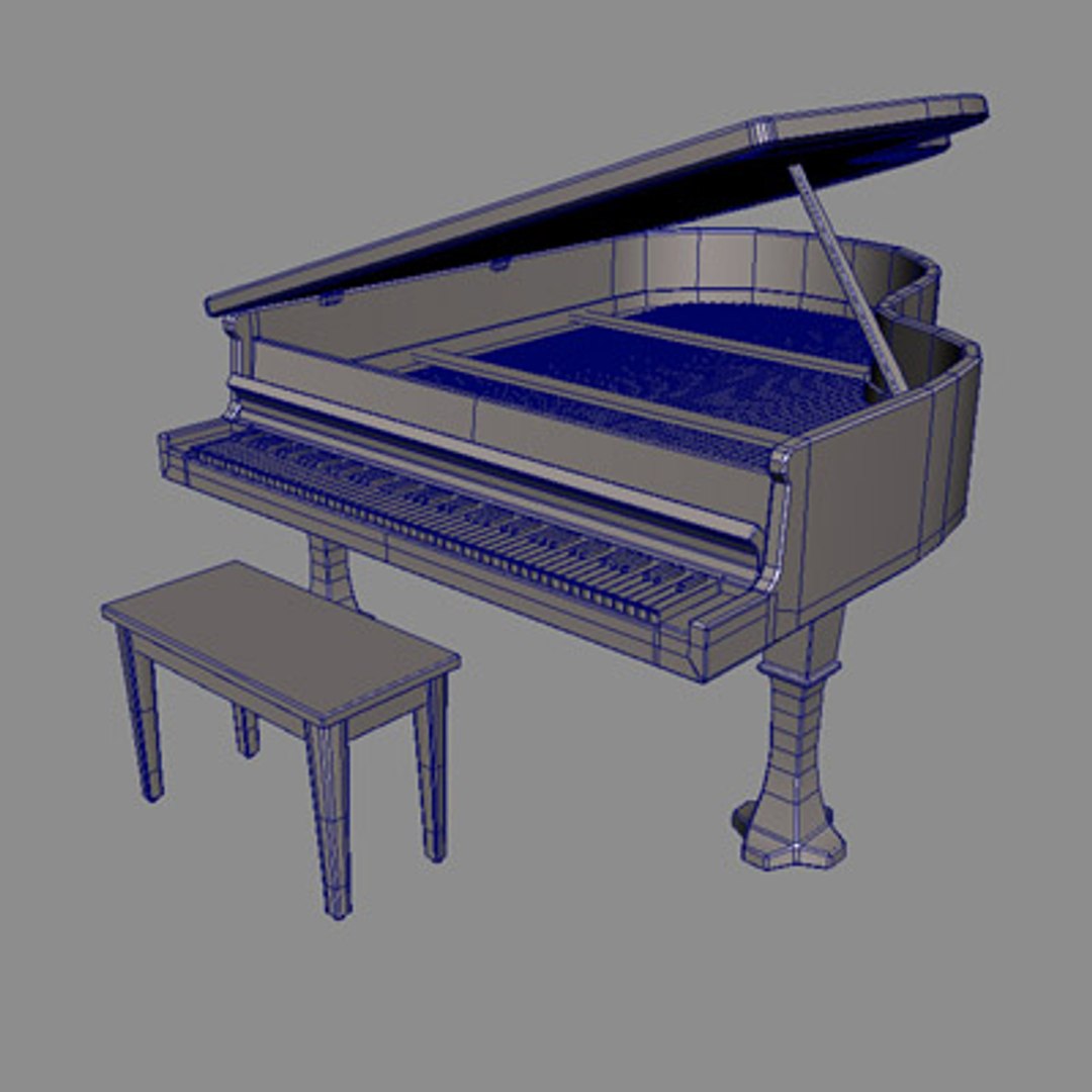 3d Model Piano Keys