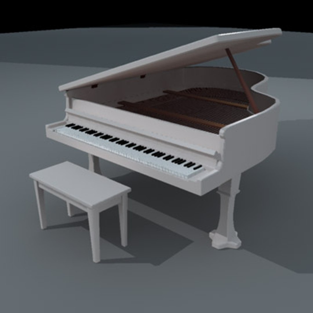 3d Model Piano Keys