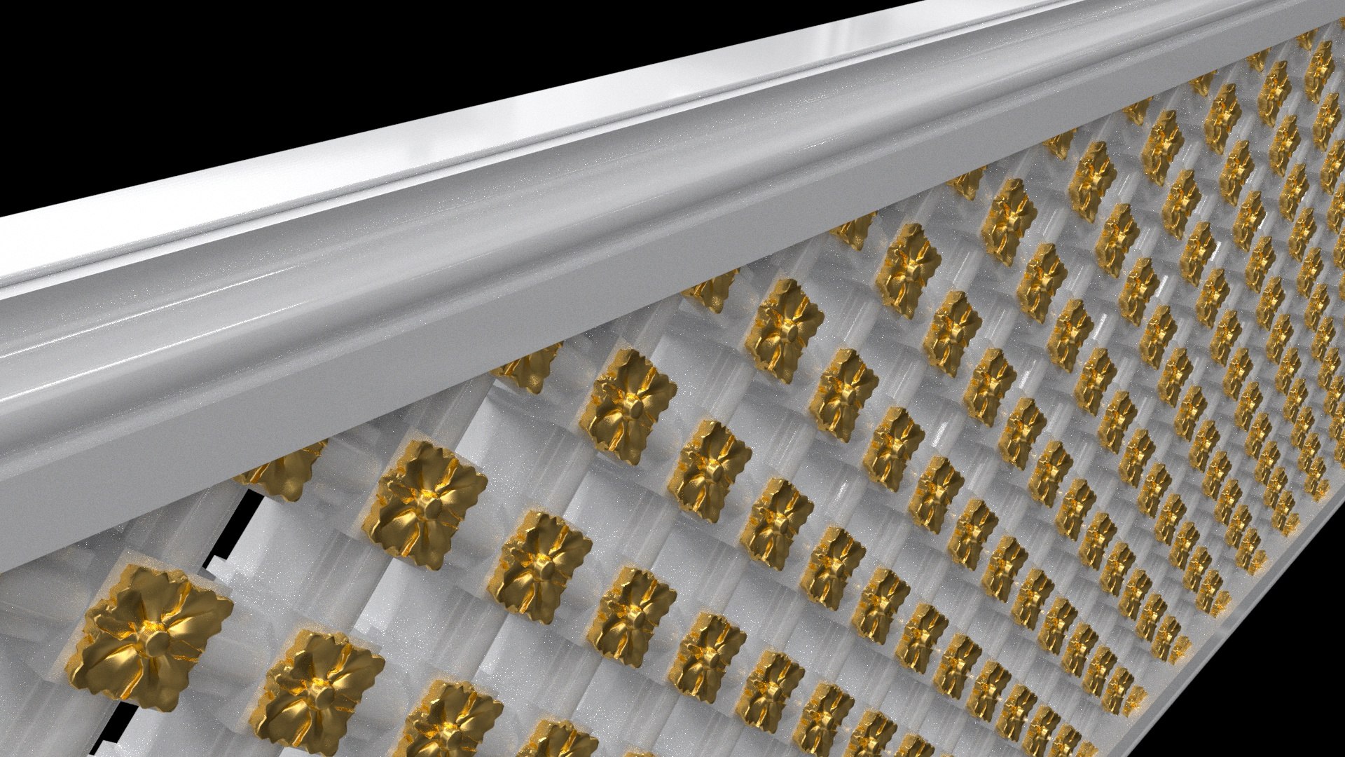 Plaster Decorative Bow DS496 3D Model - TurboSquid 2374585