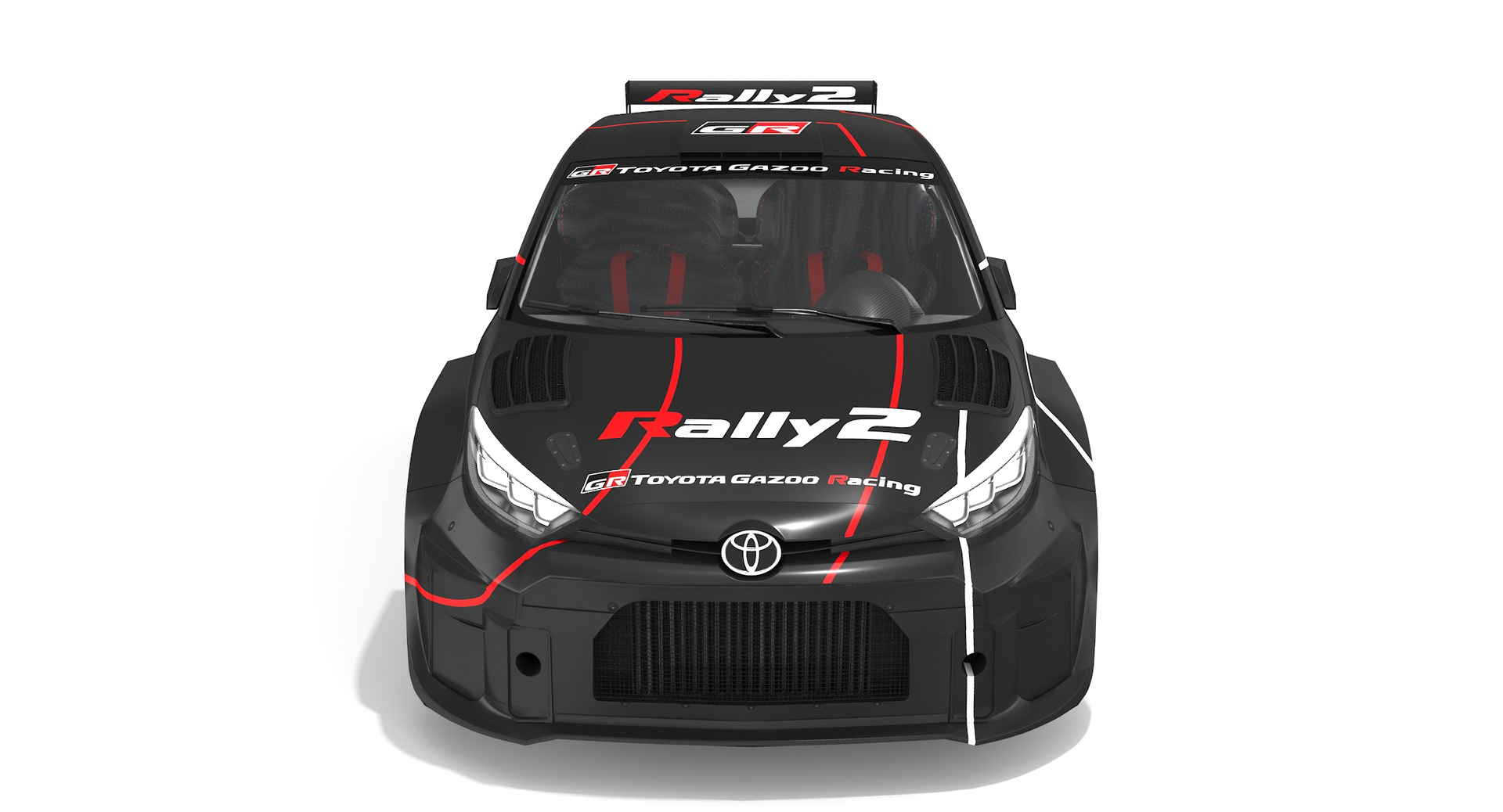 3D модель Концепт Toyota GR Yaris Rally2 - TurboSquid 2276523