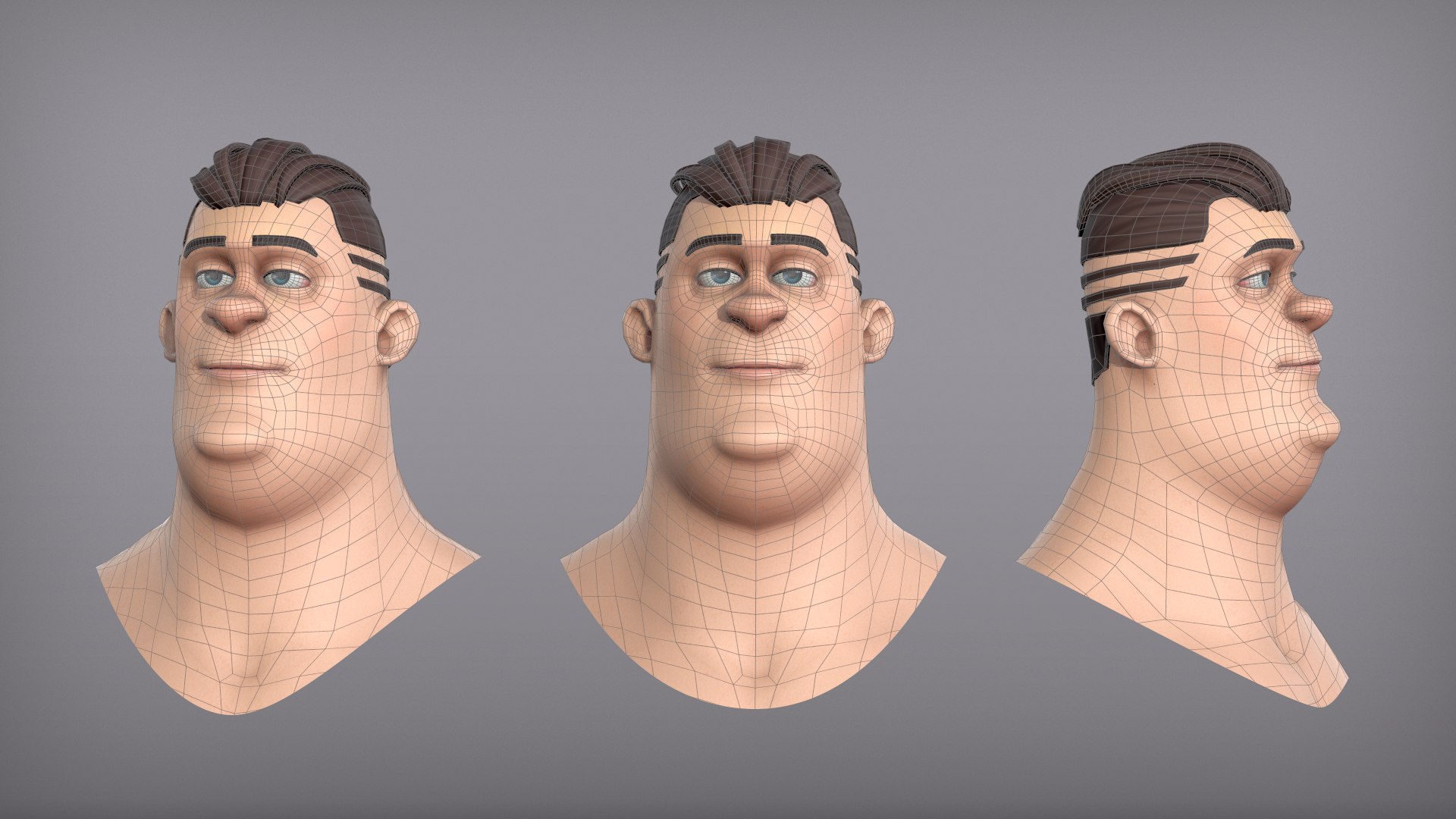 Character anatomy 3D model - TurboSquid 1709290