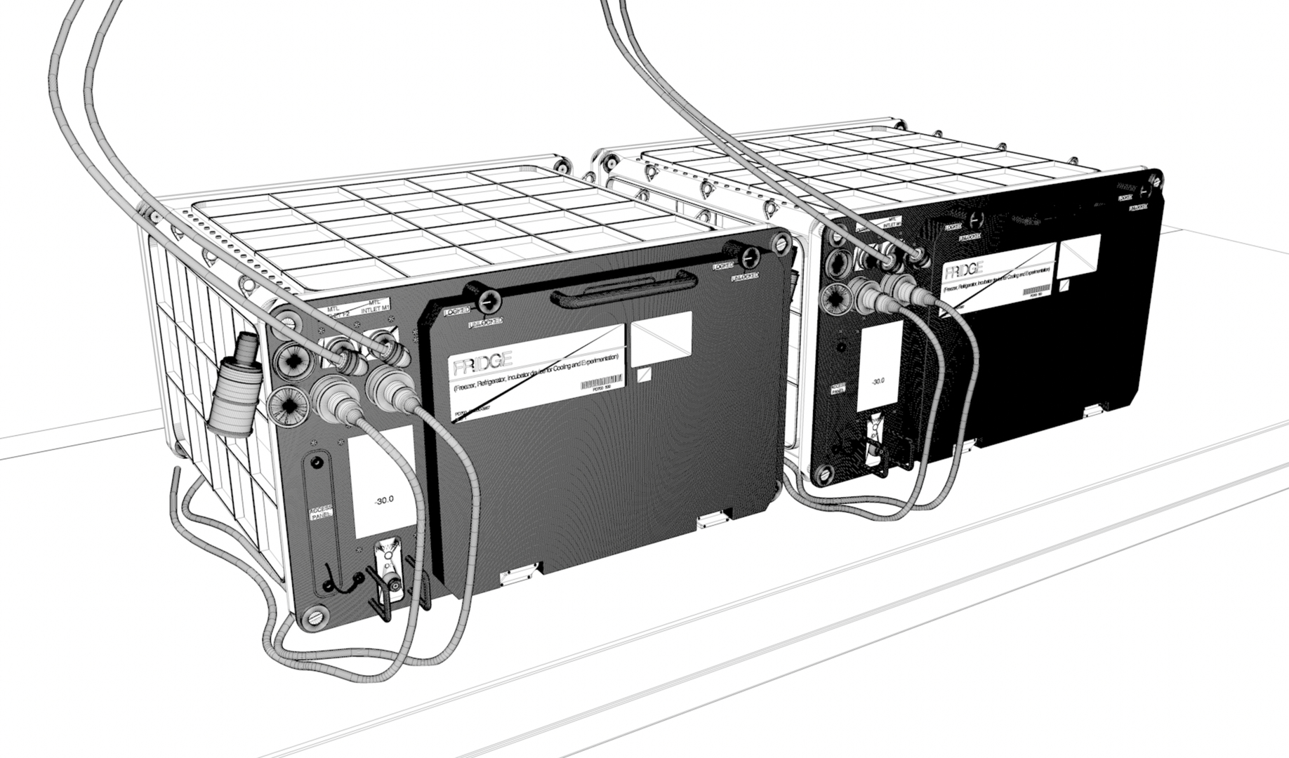 Fridge refrigerator 3D model - TurboSquid 1632120