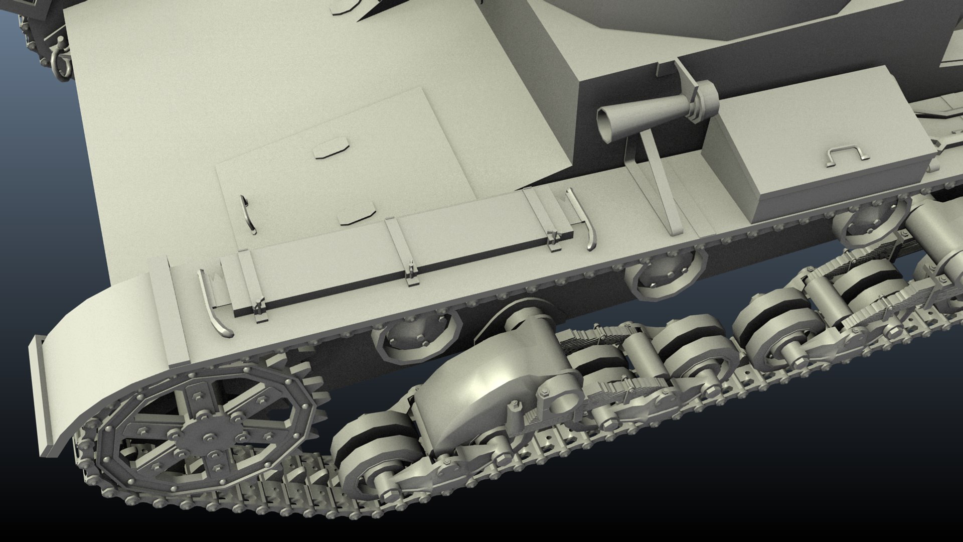 Tank T26 Vehicles Model - TurboSquid 1383667