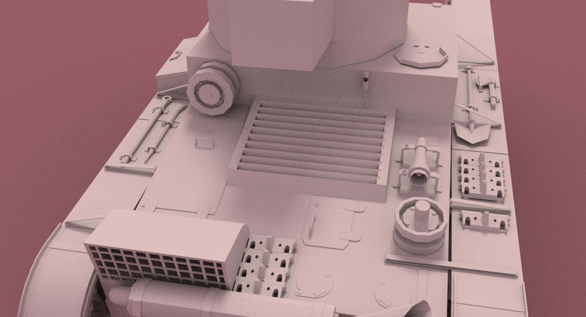 Tank T26 Vehicles Model - TurboSquid 1383667