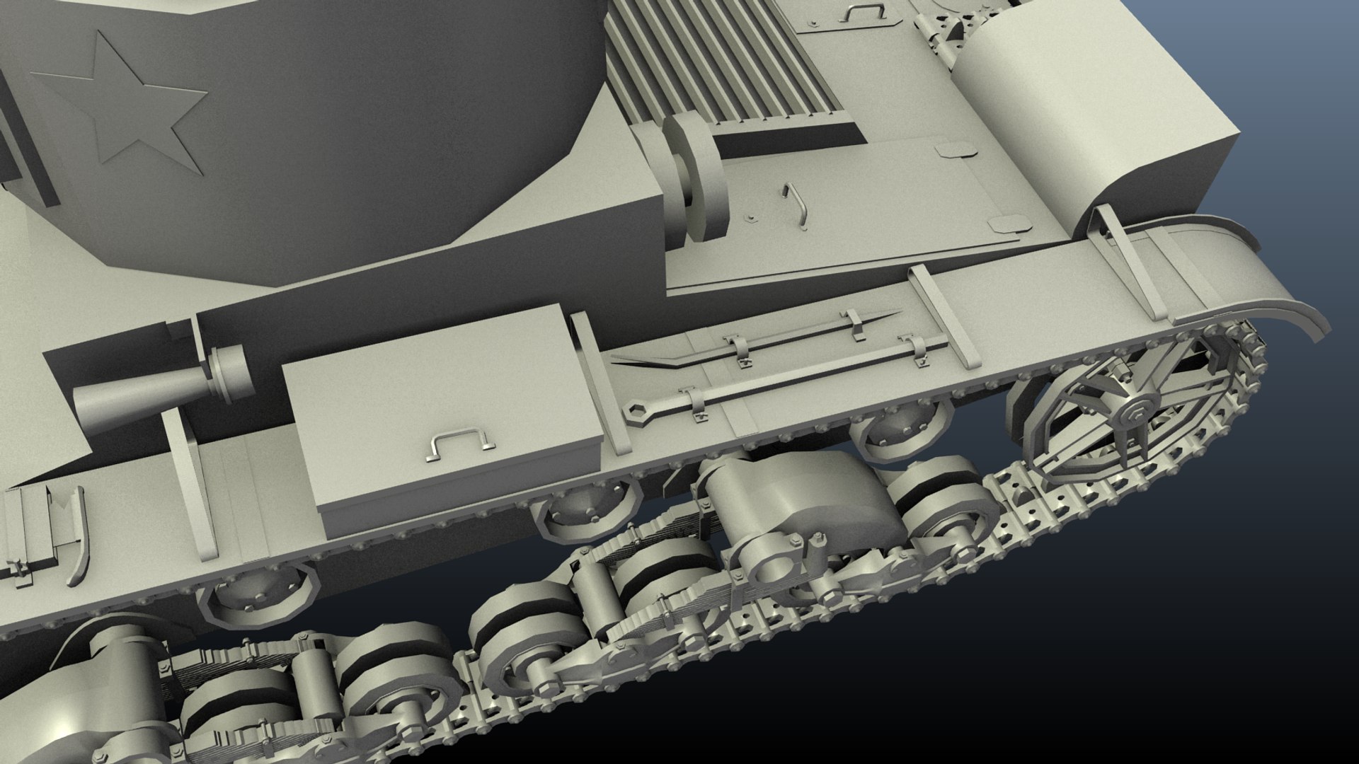 Tank T26 Vehicles Model - TurboSquid 1383667