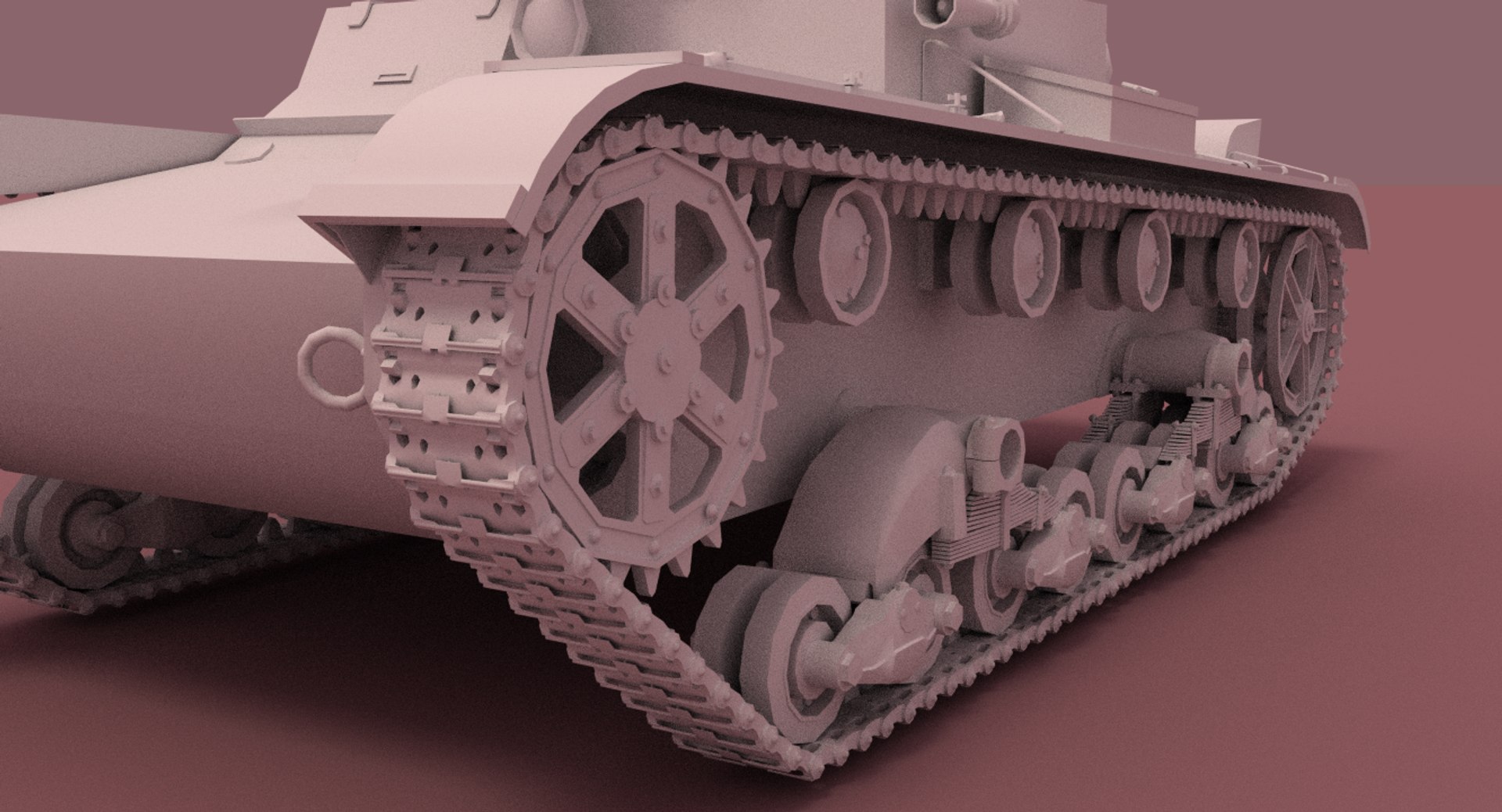 Tank T26 Vehicles Model - TurboSquid 1383667