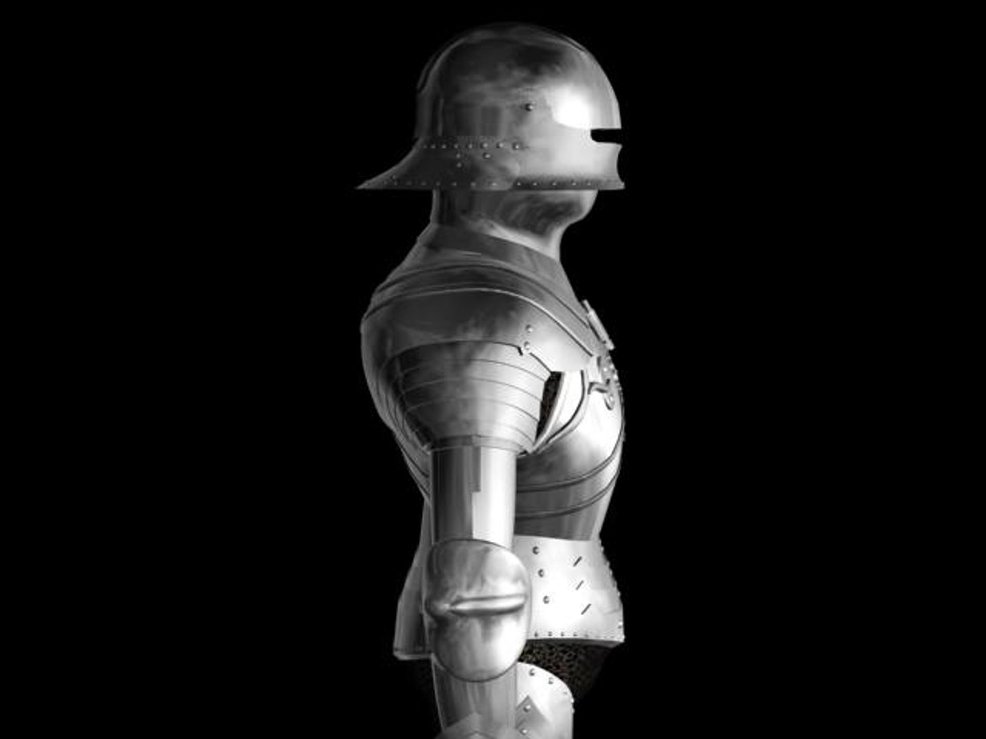 Medieval Late-gothic German Armor 3d Model