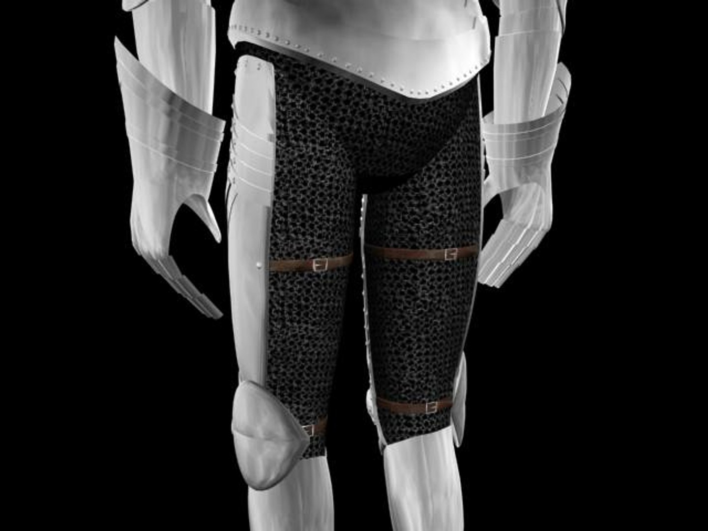 Medieval Late-gothic German Armor 3d Model