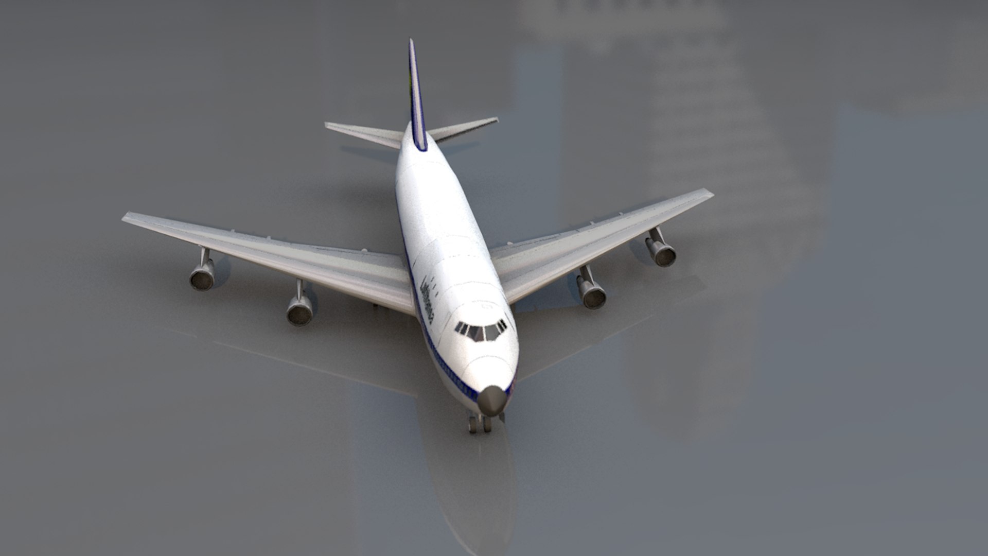 Jet Passenger Aircraft 3D Model - TurboSquid 1477413