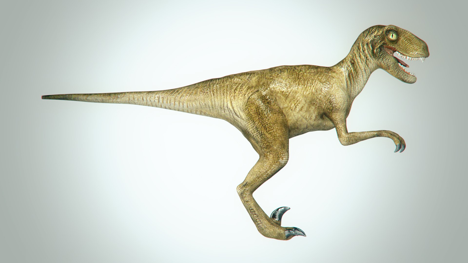 Max Raptor Rigged Character