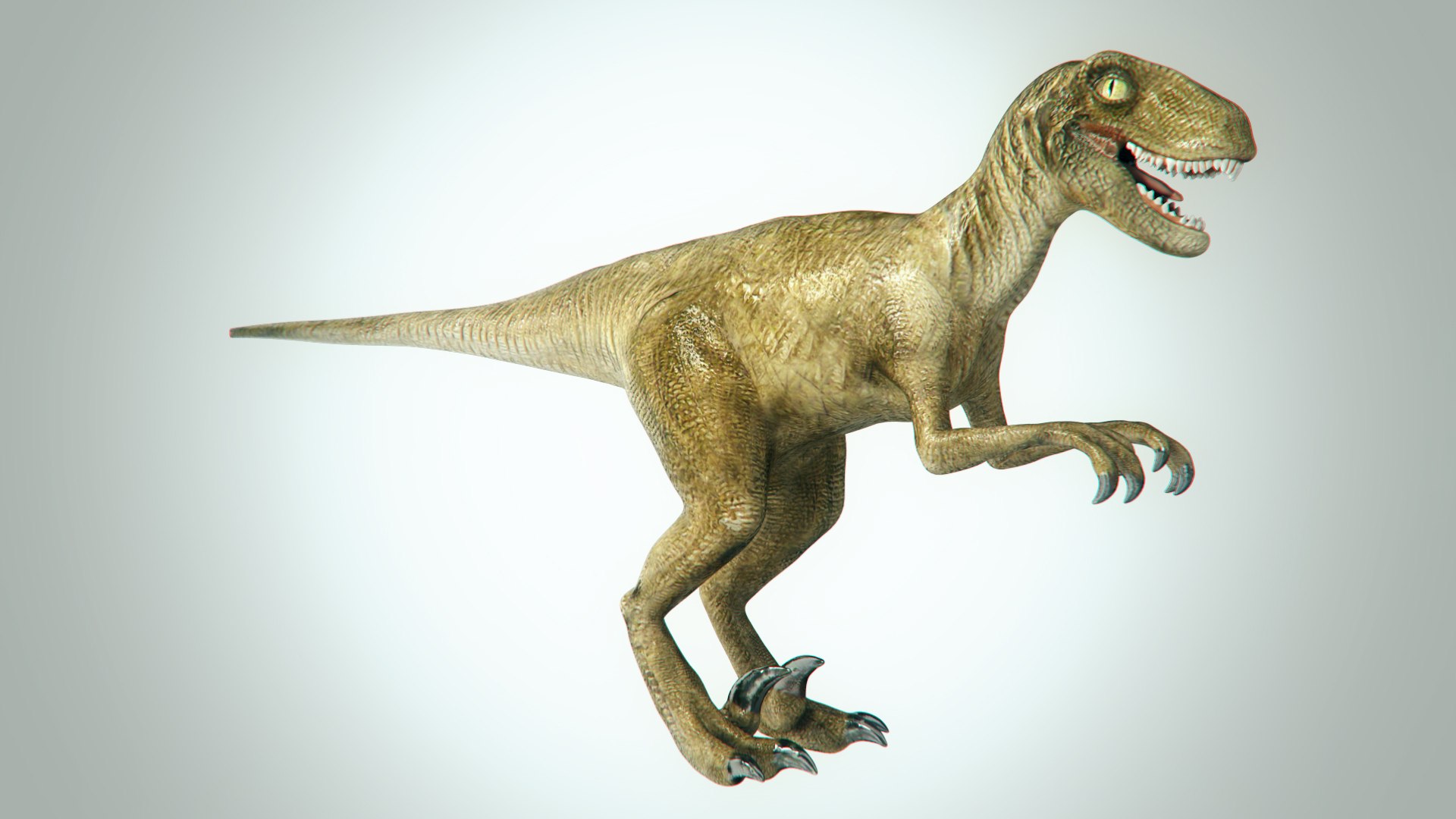 Max Raptor Rigged Character