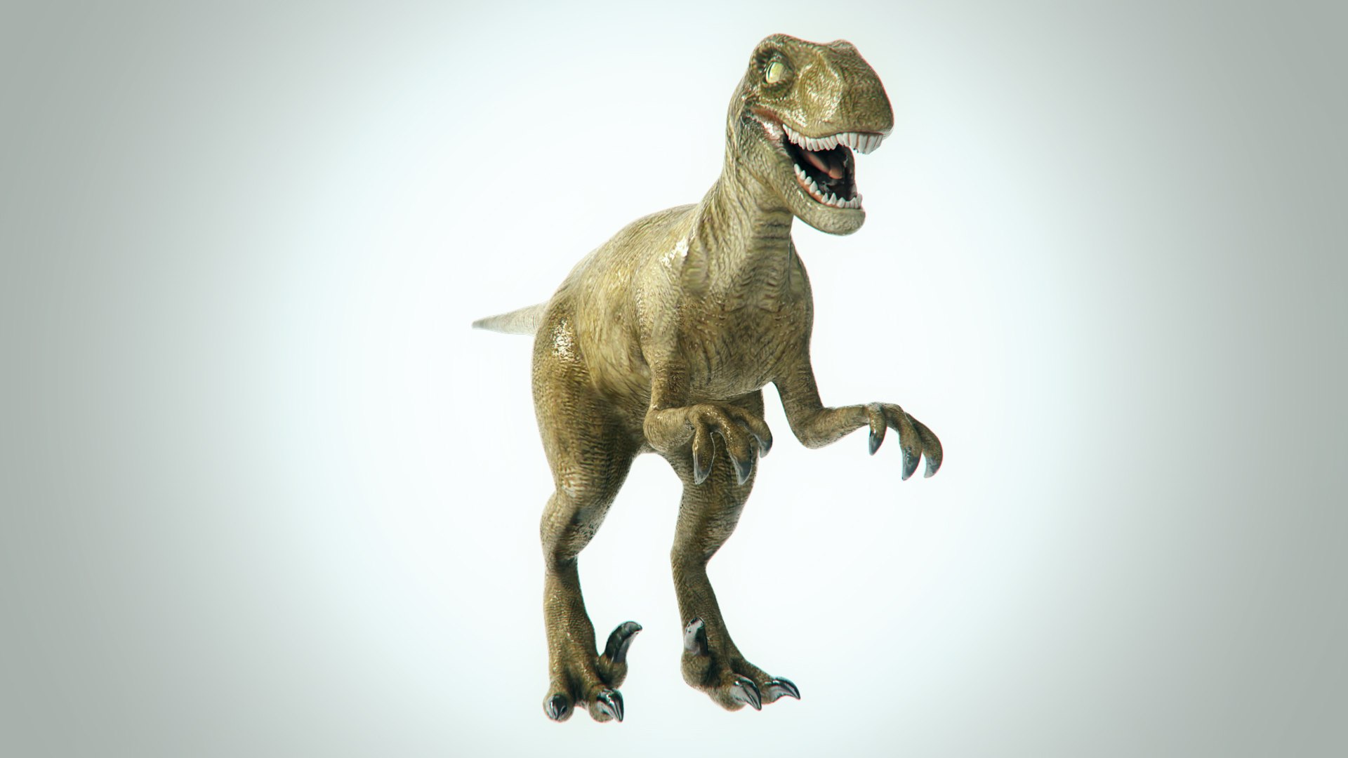 Max Raptor Rigged Character