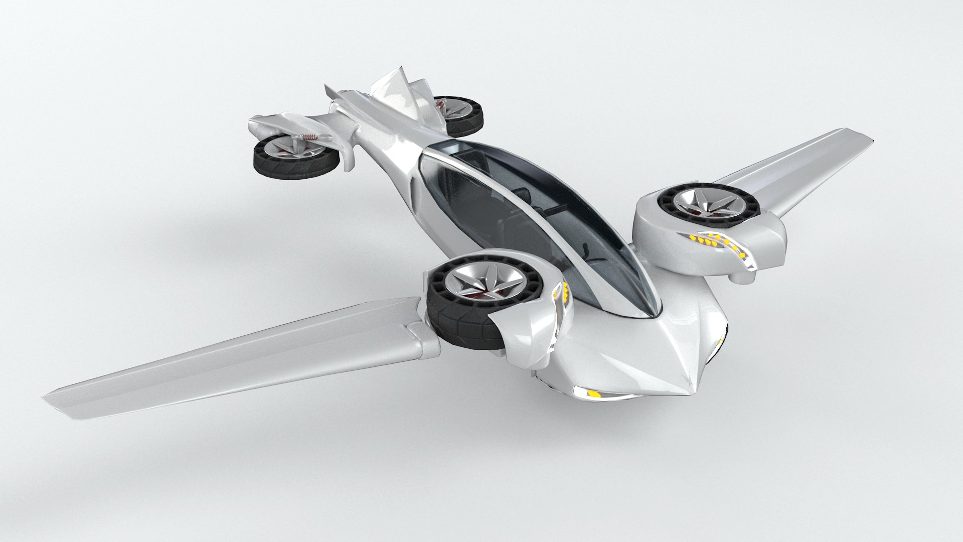 Hover Car Model - TurboSquid 2374529