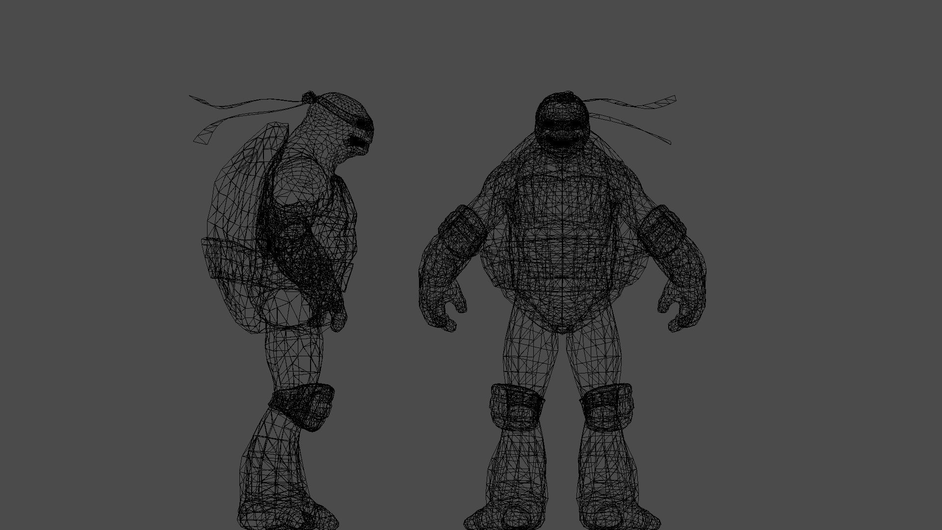 3D Raphael TMNT 3D Model High Quality Rigged Model - TurboSquid 2346381