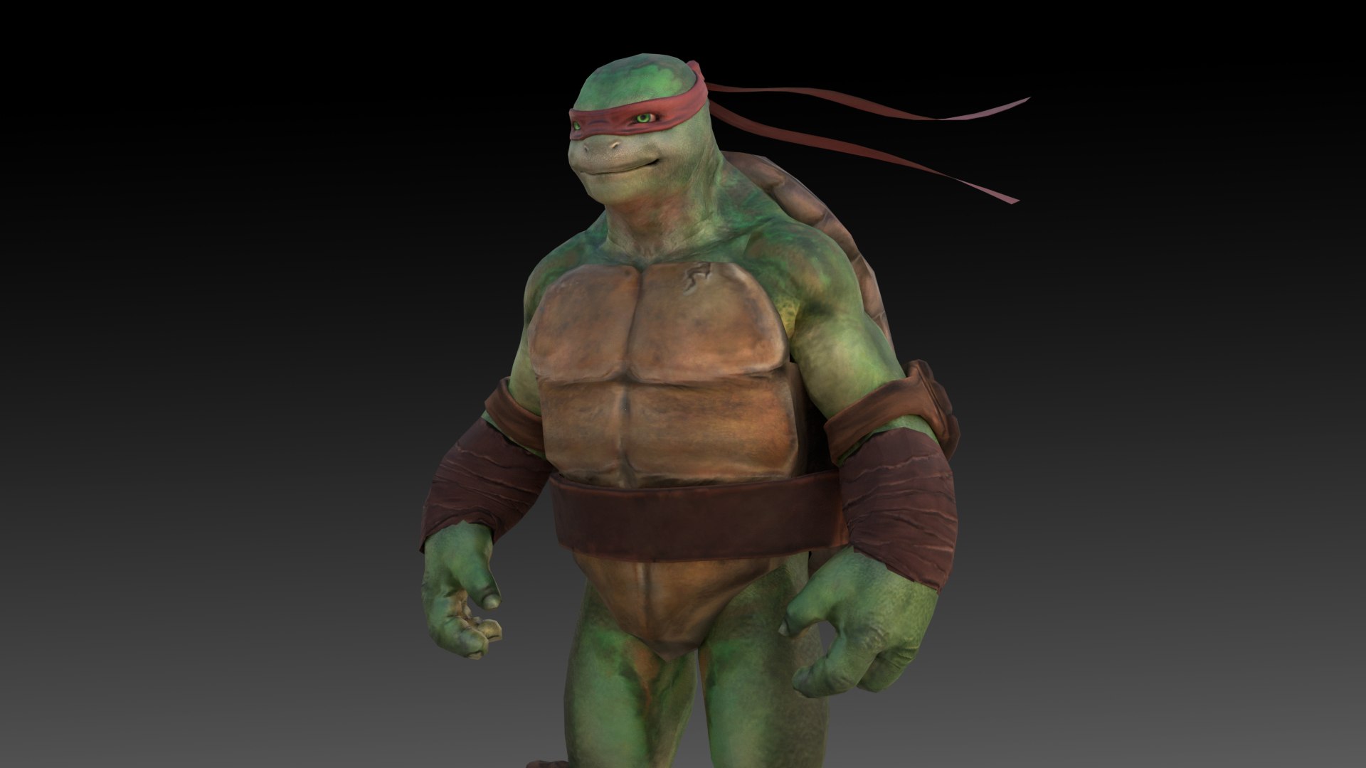 3D Raphael TMNT 3D Model High Quality Rigged Model - TurboSquid 2346381