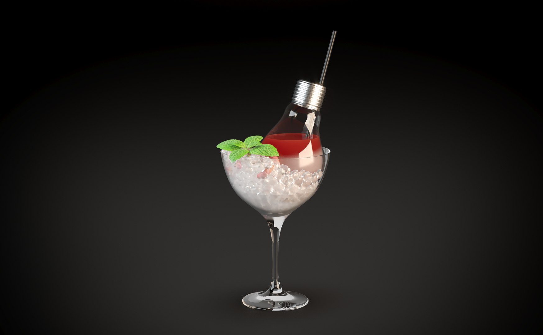 Cocktail Alcohol Drink 3D Model - TurboSquid 1610685