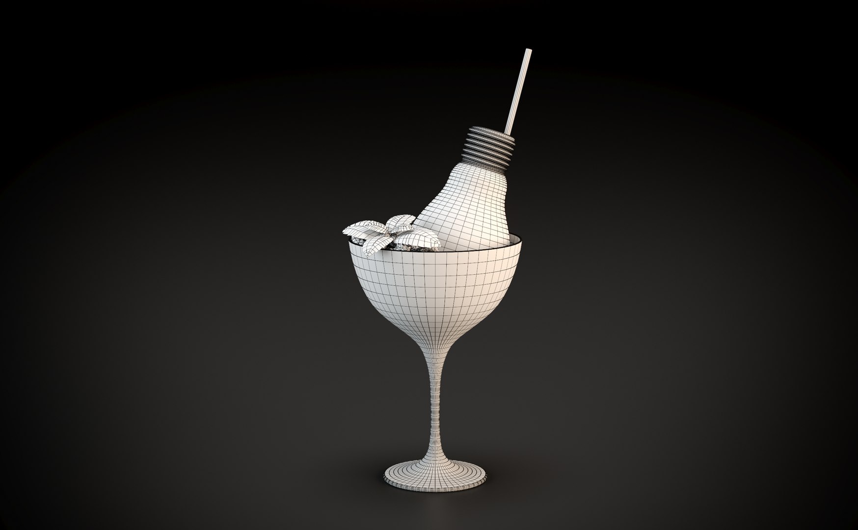 Cocktail Alcohol Drink 3D Model - TurboSquid 1610685